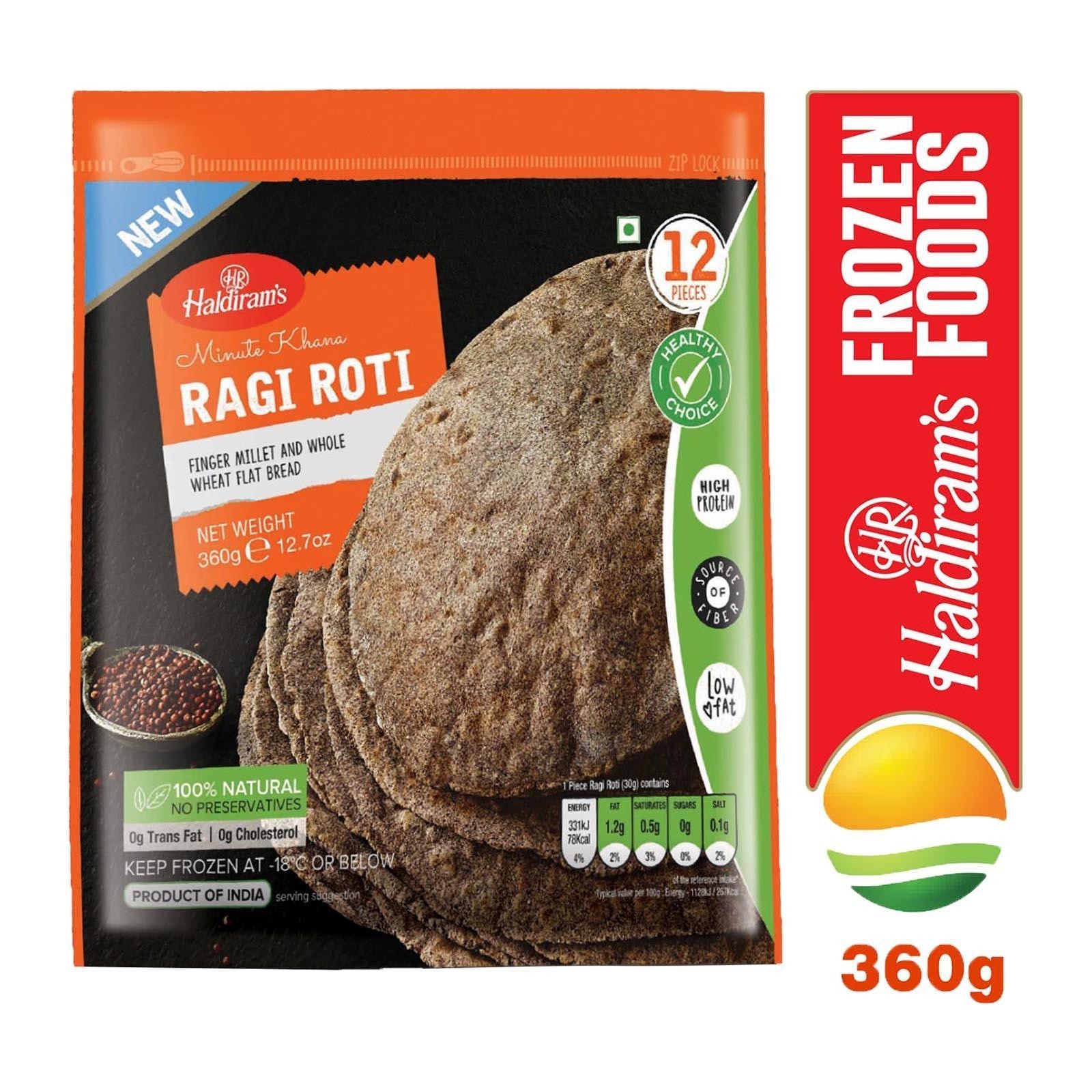 Haldirams Ragi Roti - Dairy, Chilled & Frozen | Komalas Vegemart ...