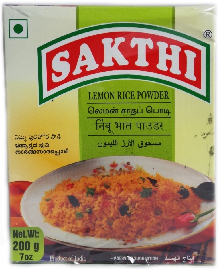 Sakthi Lemon Rice Powder - Spices & podis - Daily Cooking Needs ...