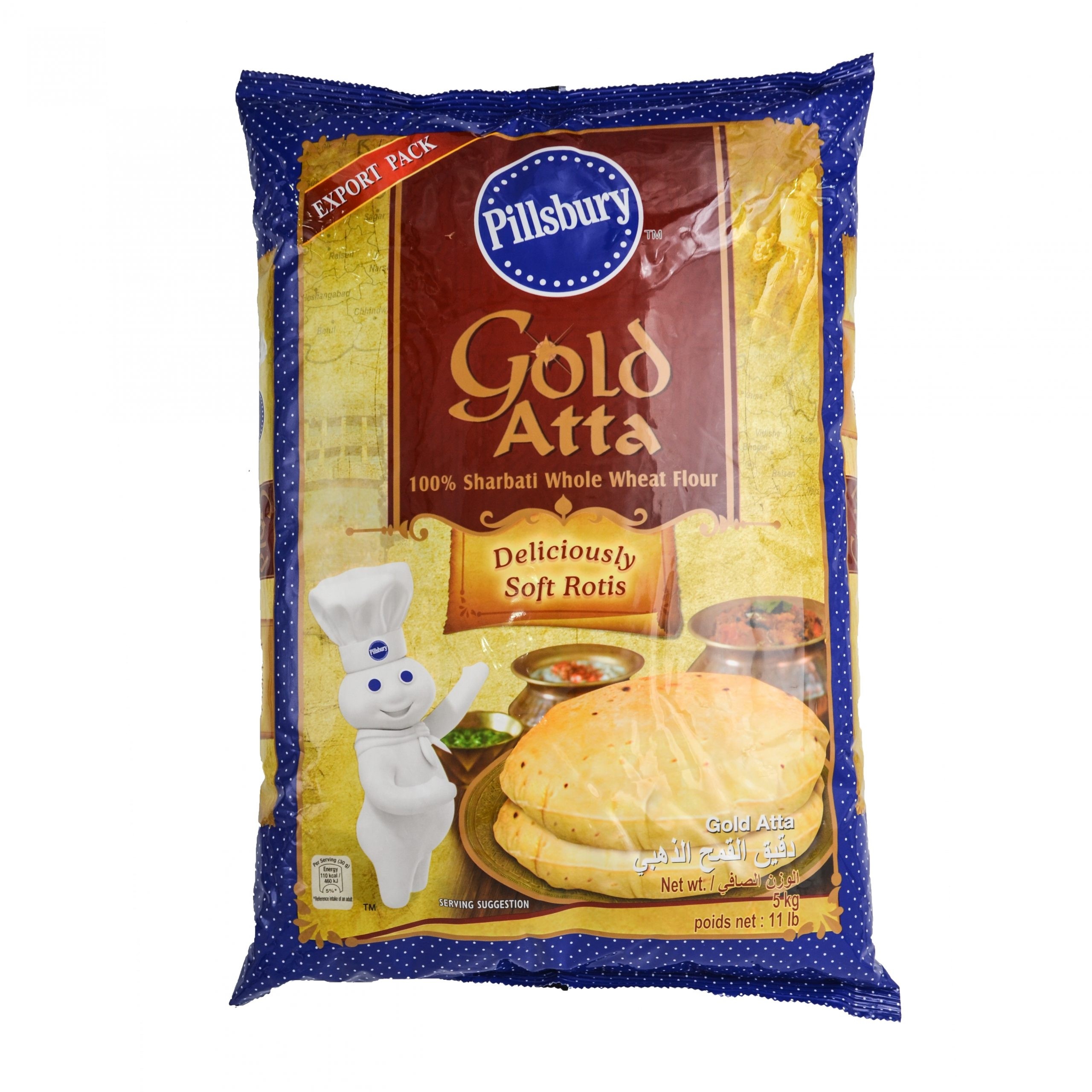 Pillsbury Gold Atta 5kg | Komalas Vegemart – Online Grocery Delivery