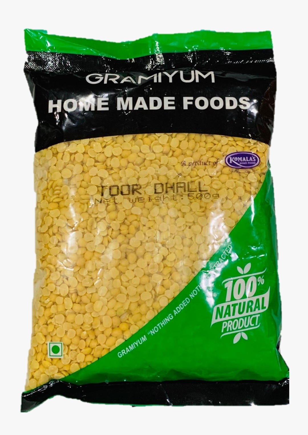 Gramiyum Toor Dhall 500g - Komalas Home Foods | Komalas Vegemart ...
